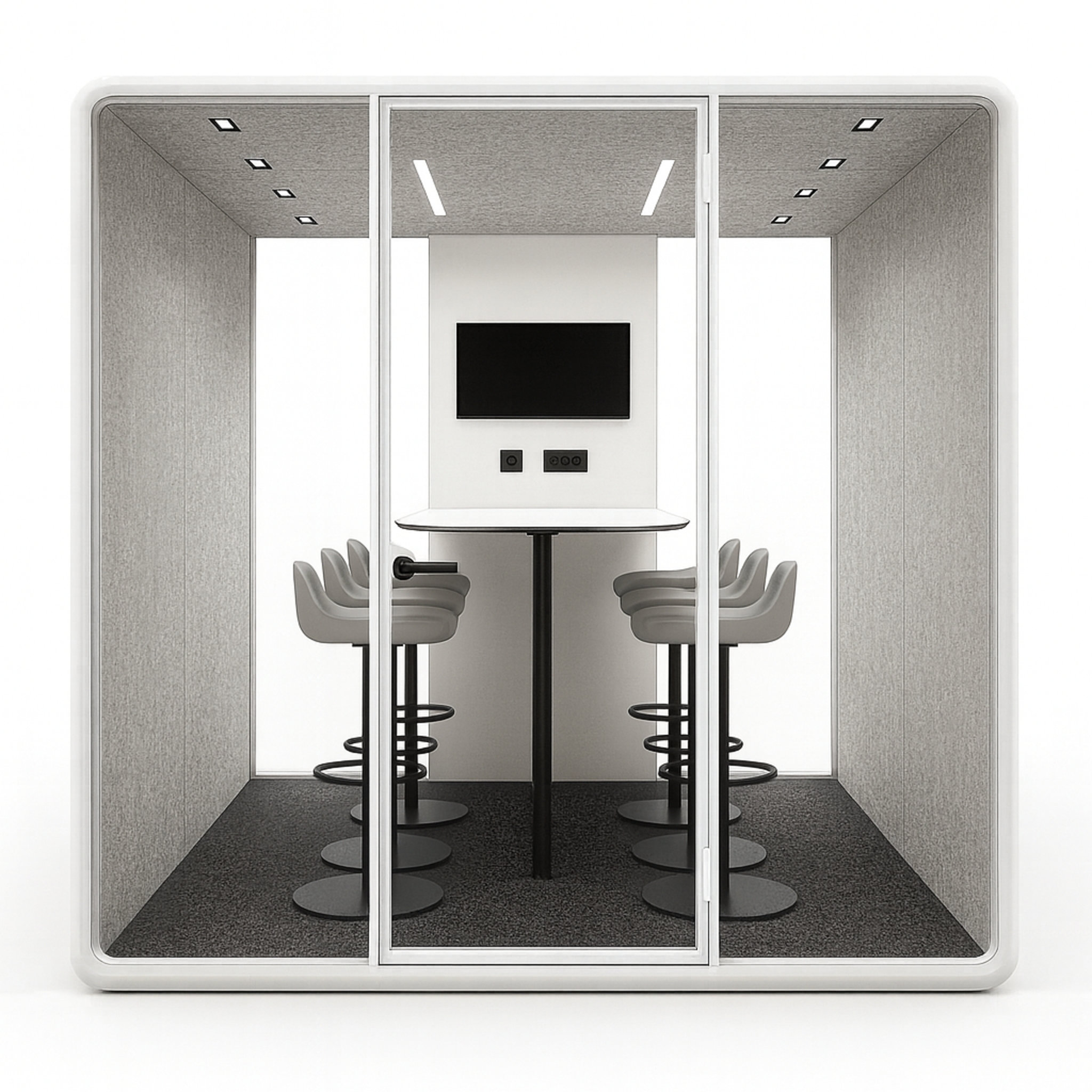 Evolve XL Office Pod - Conference | Rear Utility Panel (6 Person ...