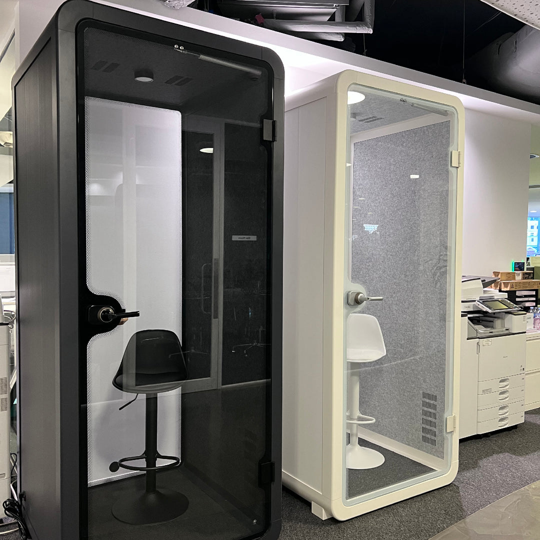 Silent Phone Booth Small Black | Humble Office