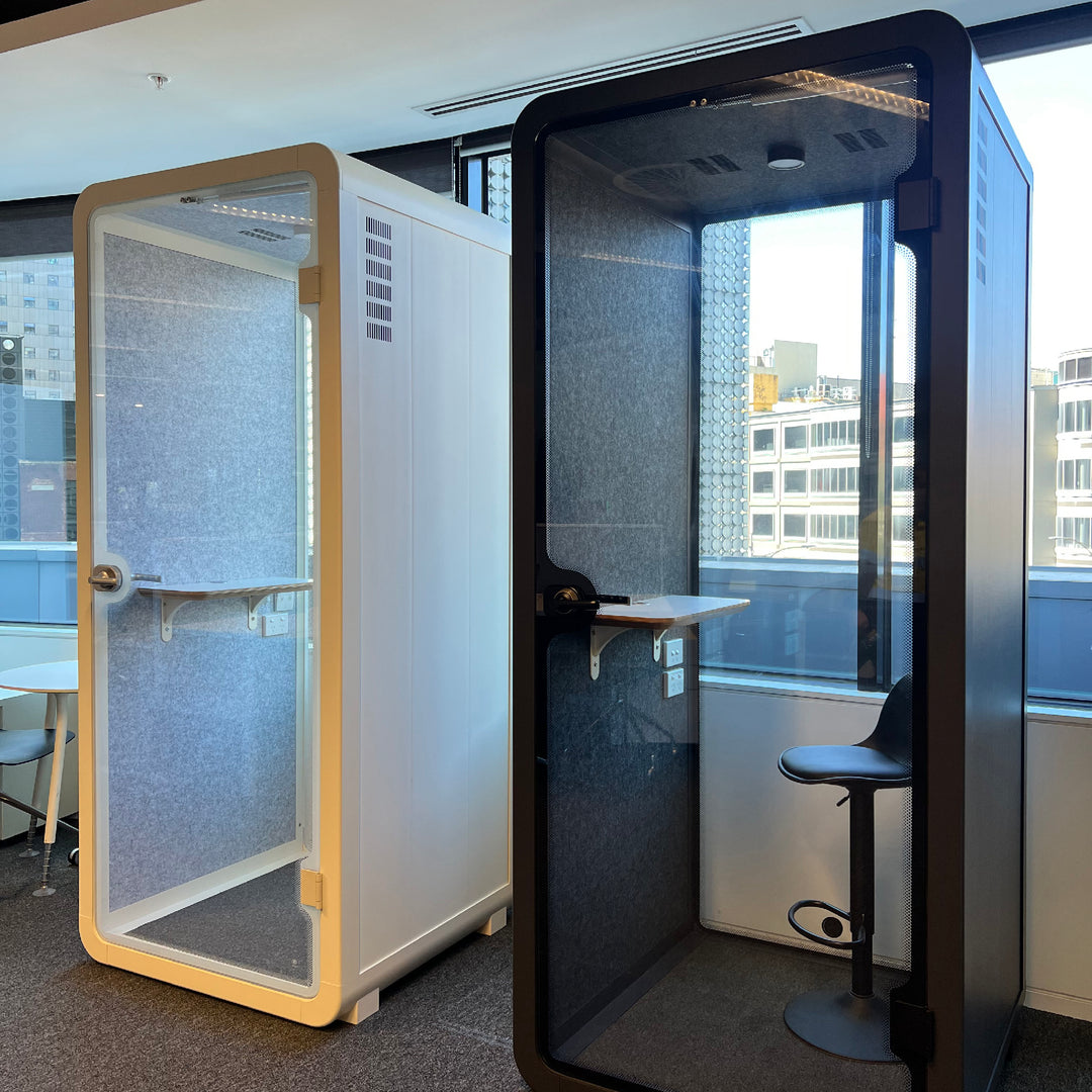 Silent Phone Booth Small Black | Humble Office